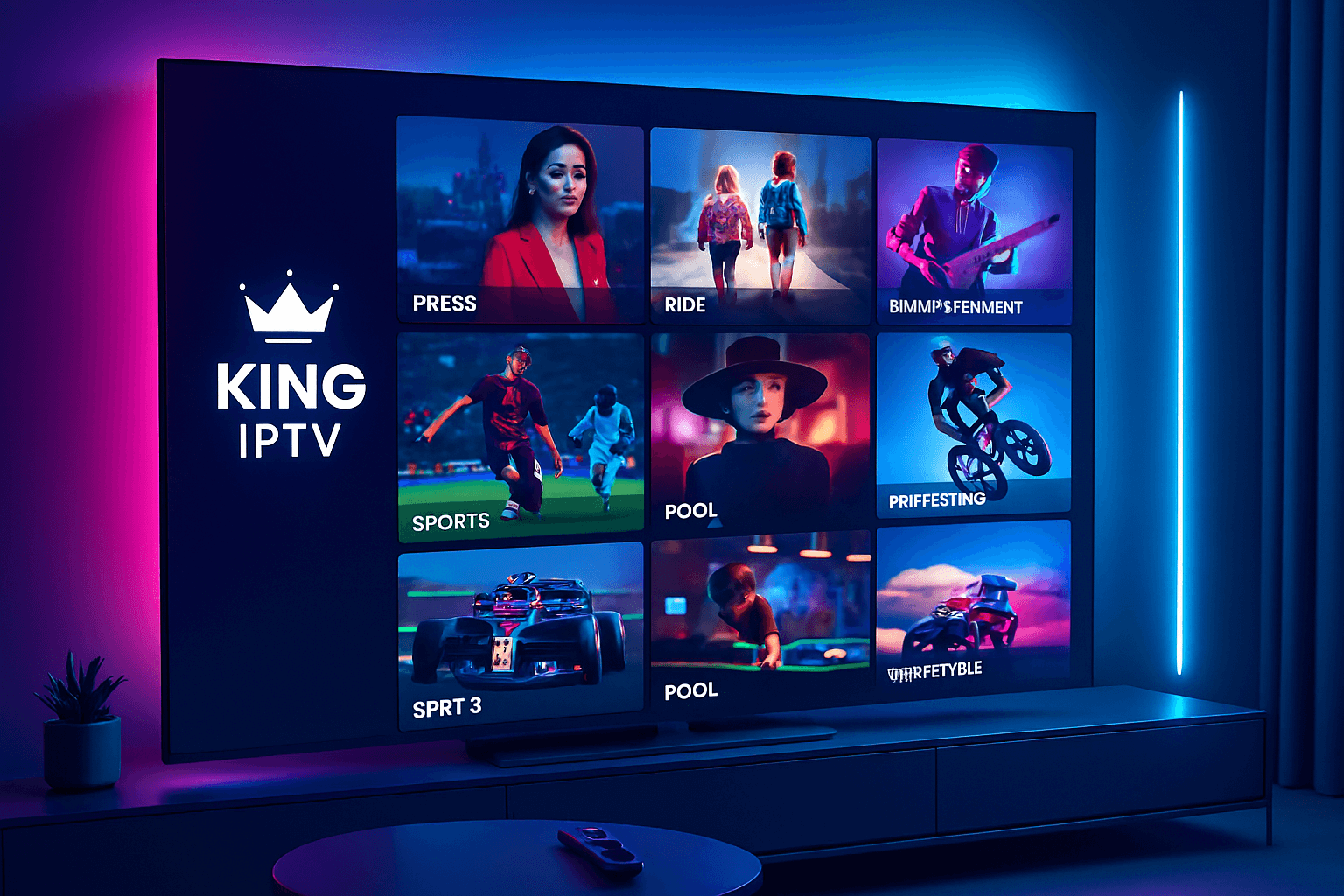King IPTV : Abonnement IPTV Premium pour 2025 – Exclusif 4K UHD - IPTV DRAGON